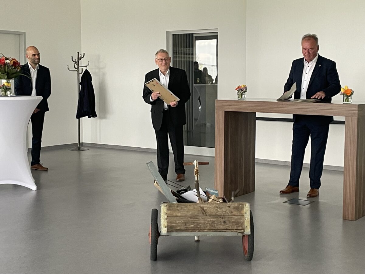 60th company anniversary of Gerd Pfister - Rehfuss Drive Solutions GmbH